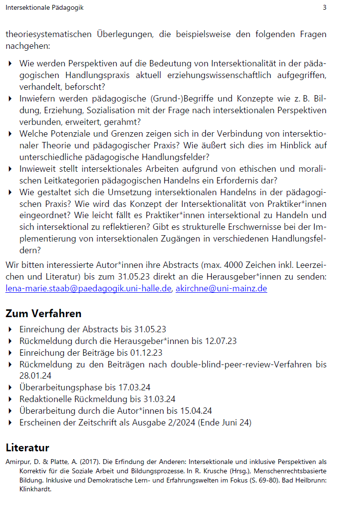 Anna Katharina Kirchner, M.A. | FB 02 - Institut für Erziehungswissenschaft